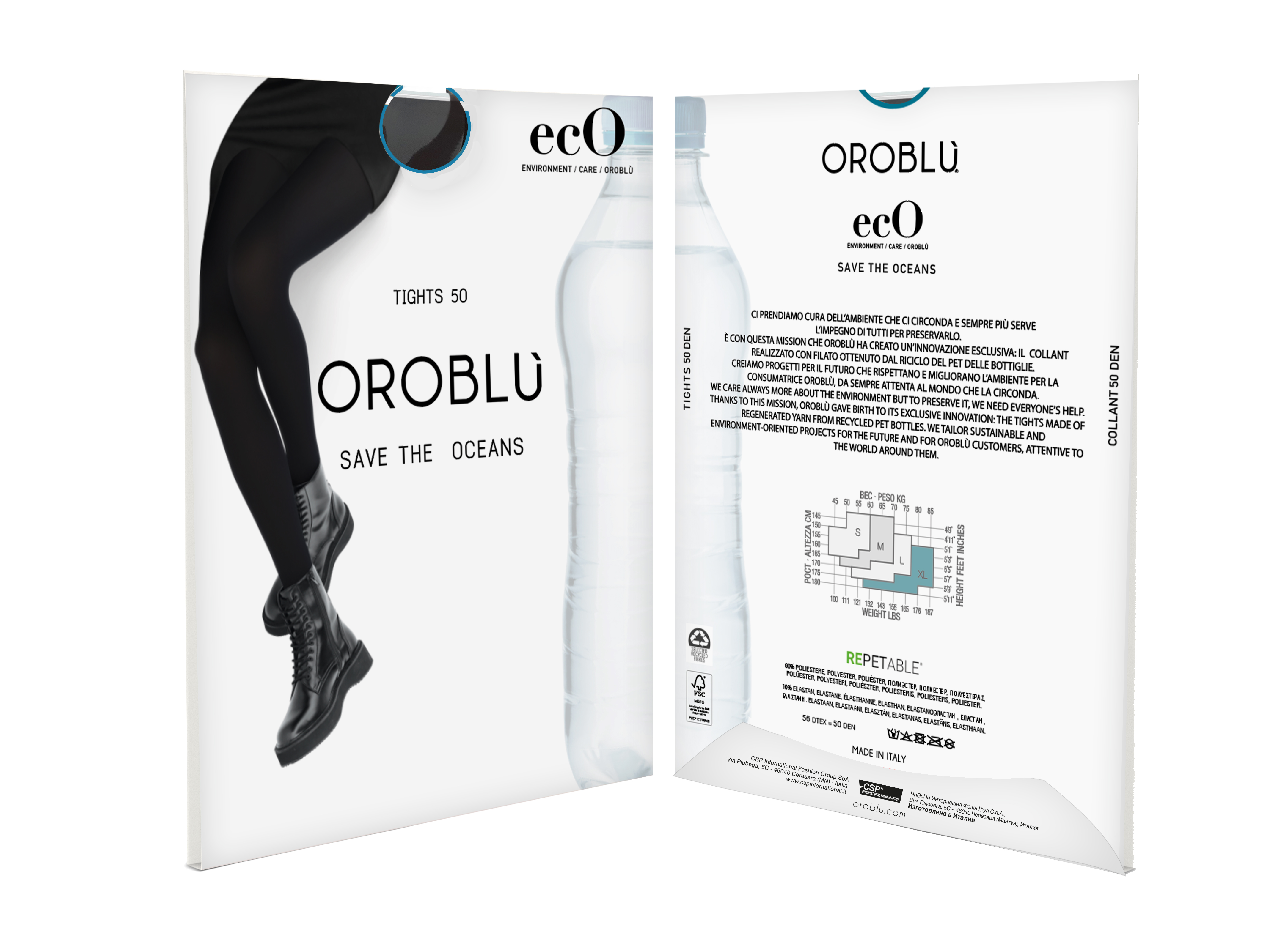 Nasce “Oroblù Save the Oceans”, il collant in Repetable, il filato che ...